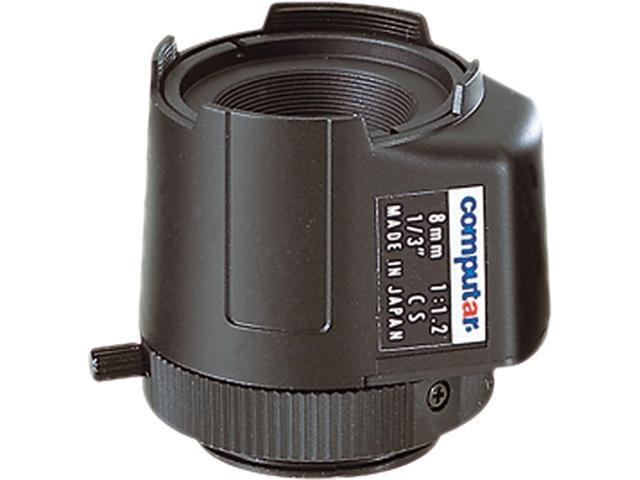 Computar Ganz High Quality CCTV Camera Lens TG0812FCS 1/3" 8mm f1.2 DC Auto Iris w/4-pin mini ...