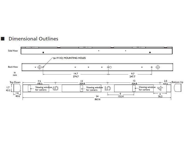 Computar Ganz High Quality CCTV Height Strip Camera HSW-H30 - Newegg.com