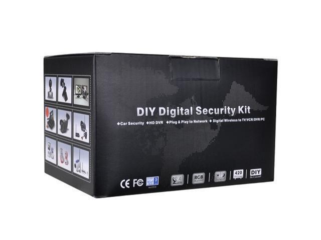 2.5" Wired Video Camera DIY Dash Cam Kit w/6 Bright Light LEDs, Mount ...