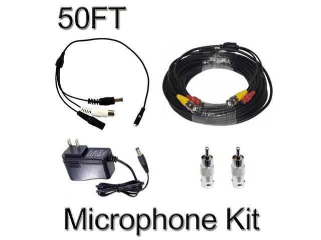CCTV Microphone Kits for Q-SEE, Swann Any Surveillance DVR Security ...