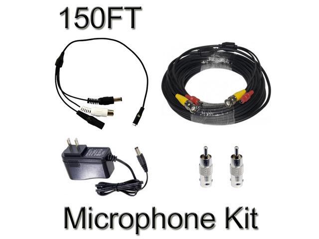 CCTV Microphone Kits for Q-SEE, Swann Any Surveillance DVR Security ...