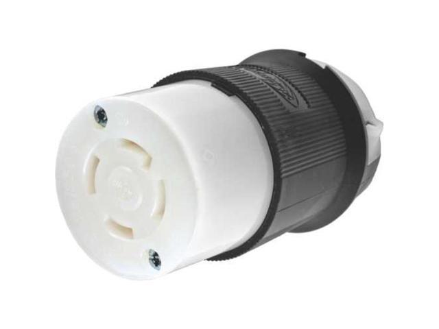 HUBBELL WIRING DEVICE-KELLEMS HBL2713 Locking Connector, L14-30R, 30 A ...