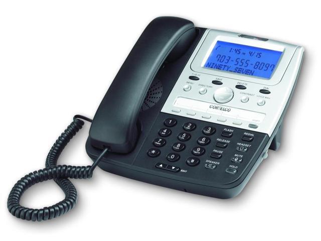 Cortelco - ITT-2700BK - Cortelco 2700 Corded Telephone - 1 x Phone Line ...