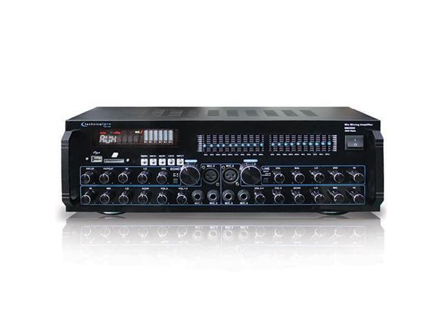 Technical Pro MM2000 Professional Mic Mixing Amplifier with USB & SD ...