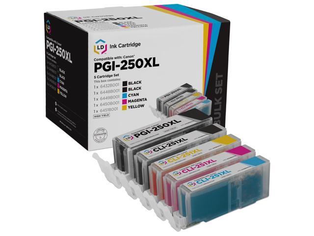 LD Products Compatible Ink Cartridge Replacement for Canon PGI-250XL ...