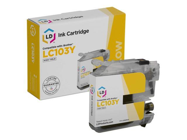 LD Products Compatible Ink Cartridge Replacement for Brother LC103Y ...