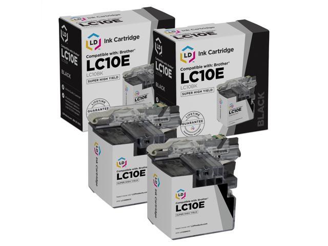 LD Compatible Ink Cartridge Replacement for Brother LC10EBK Super High ...
