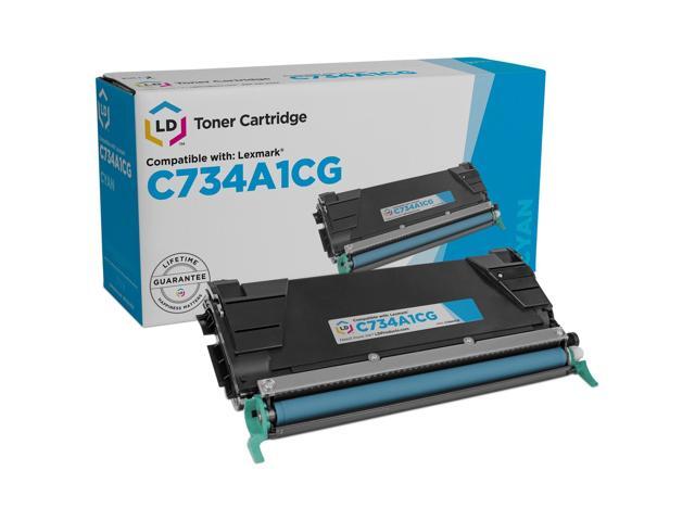 LD Products Remanufactured Replacement Laser Toner for Lexmark 734/736 ...