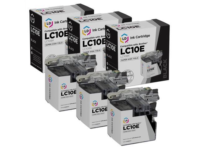 LD Compatible Ink Cartridge Replacement for Brother LC10EBK Super High ...