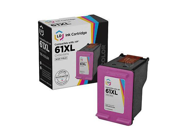 LD Products Remanufactured Replacement for HP 61 CH562WN Color Ink ...