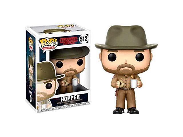 Funko Pop Television: Stranger Things - Hopper with Donut (Styles May ...