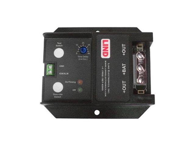 LIND ELECTRONICS LOW PROFILE SHUTDOWN TIMER, 4HR ADJUSTABLE TIME, SCREW ...