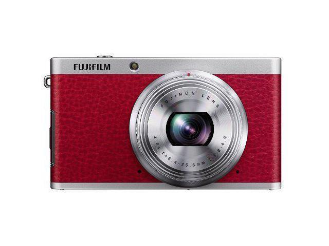FUJIFILM XF1 Red 12 MP Digital Camera HDTV Output - Newegg.com
