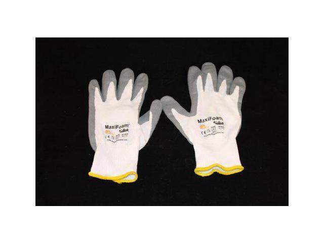 PIP 34-800/L Foam Nitrile Coated Gloves, Palm Coverage, White/Gray, L, PR - Newegg.com