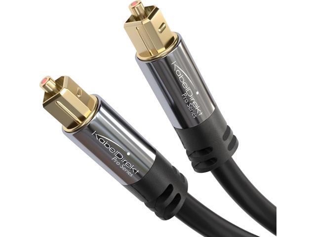 KEHIPI Optical Audio Cable 5ft Fiber Optic Cord, S/PDIF Digital Audio ...
