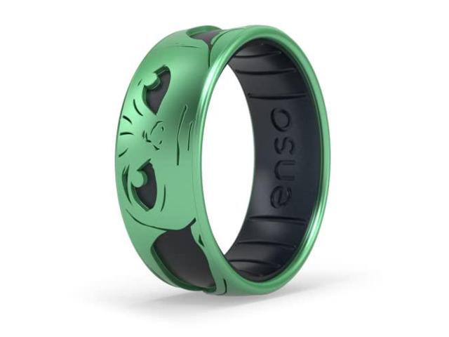 Enso Rings Etched Star Wars Characters - Classic Silicone Ring - Grogu - Size 10 - Newegg.com
