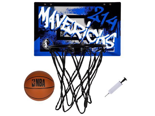 Franklin Sports NBA Dallas Mavericks Over The Door Basketball Hoop ...