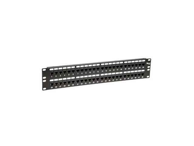 Icc ICC-ICMPP48CP5 Patch Panel Cat 5e Feed Thru 48 Port 2rms - Newegg.com