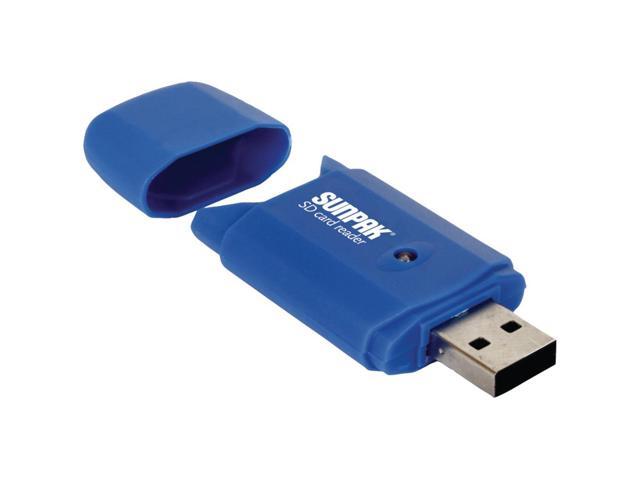 SUNPAK SD-CR-BU SECURE DIGITAL CardM) READER (BLUE) - Newegg.com