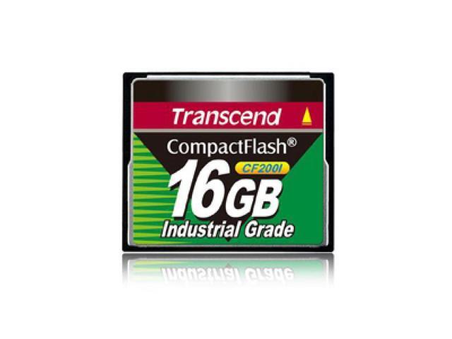 Transcend CF220I 16GB Compact Flash (CF) Industrial Temp CF220I CF Card Model TS16GCF220I ...