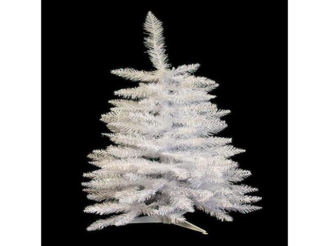 Vickerman 18408 - 3.5' x 26" Sparkle White Spruce Christmas Tree ...
