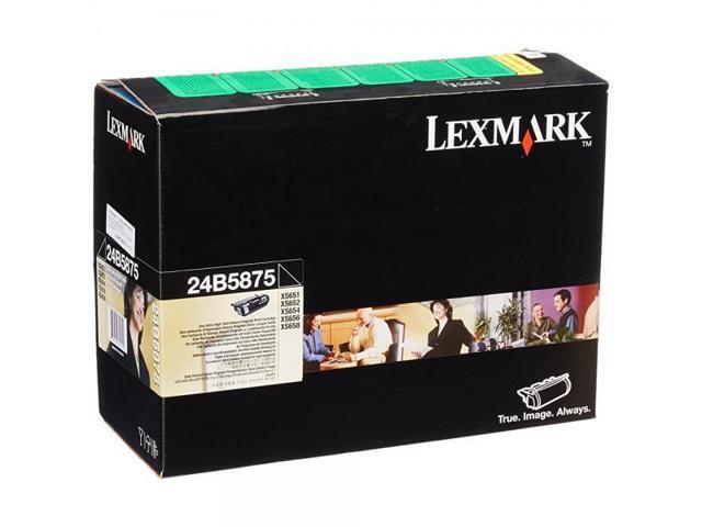 Black High Yield Toner Cartridge for Lexmark 24B5875 XS651de MFP ...