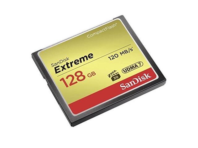 SanDisk 128GB Compact Flash (CF) Flash Card Model SDCFXSB-128G-G46 ...