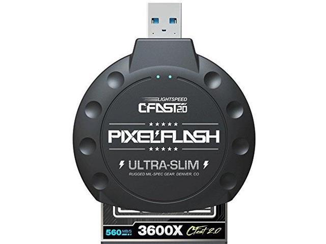 pixelflash cfast 2.0 card reader usb 3.0 sata iii 500mb/s writer for ...