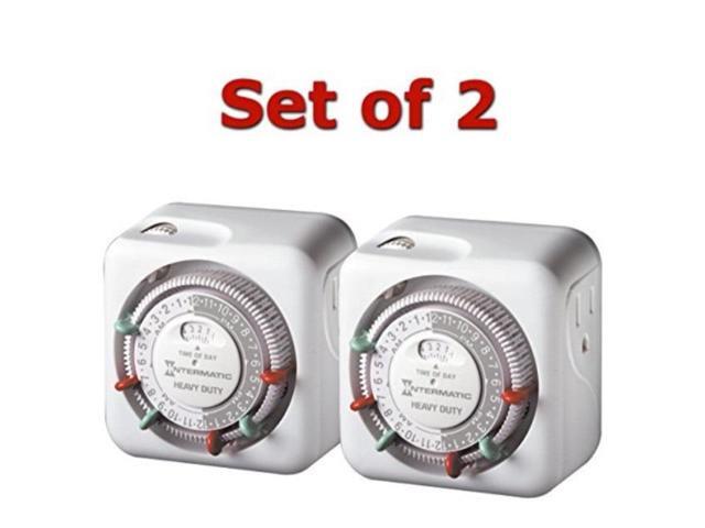 intermatic tn311 15 amp heavy duty grounded timer 2pack - Newegg.com