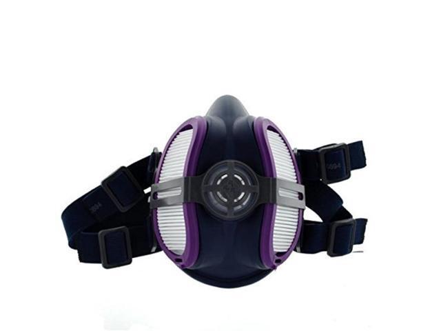 MILLER ELECTRIC ML00895 Half Mask Respirator, LPR-100, M/L, Single ...