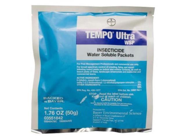 bayer tempo ultra wsp, one 1.76 ounce 50g packet - Newegg.com