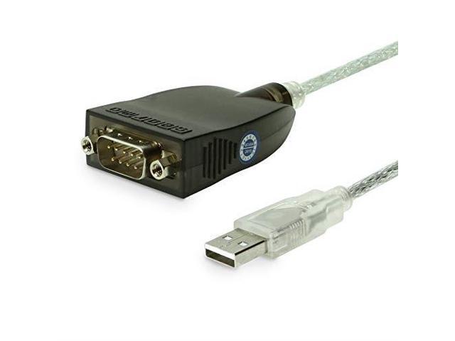 Gearmo USB to Serial RS232 Single Port Adapter with Activity LED – USB ...