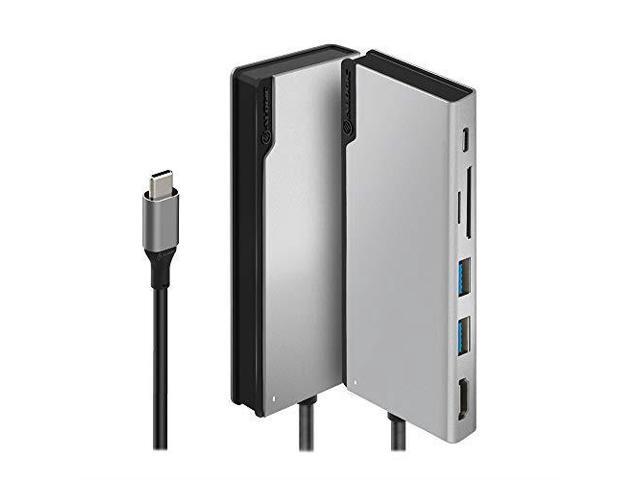 alogic usbc 6in1 hub/dock, supports 4k hdmi, 2 x usba usb 3.0 hub; 1 x ...