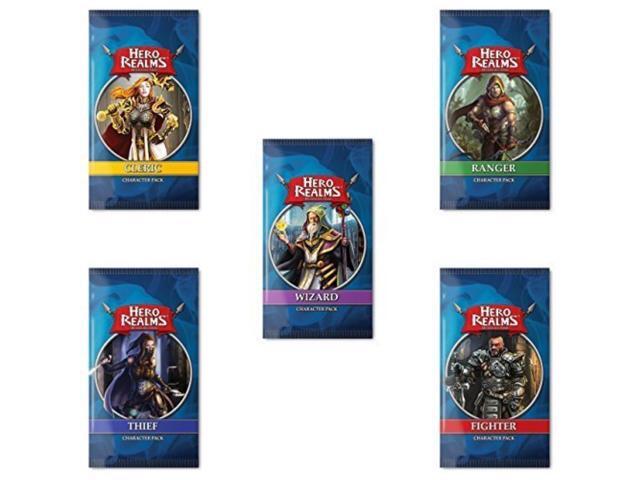 hero realms character pack bundle cleric, ranger, fighter, thief ...