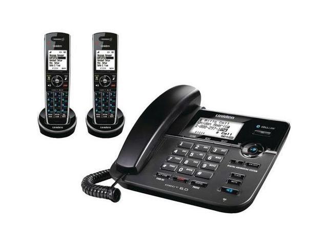 Uniden UN-D3288-2 Corded/Cordless with Answering System with Cell Link ...