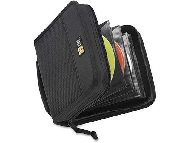 Case Logic CDW-32BLACK Case Logic 32 Capacity CD Wallet - Book Fold ...