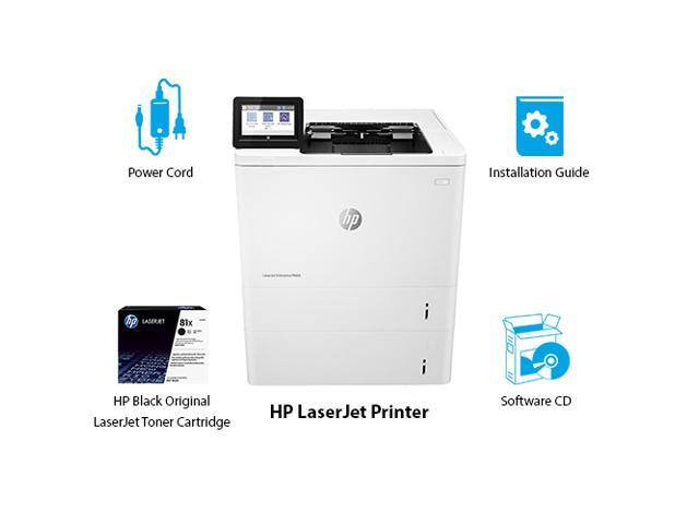 HP LaserJet M609x Plain Paper Print Monochrome 1 Wi-Fi direct 802.11b/g ...