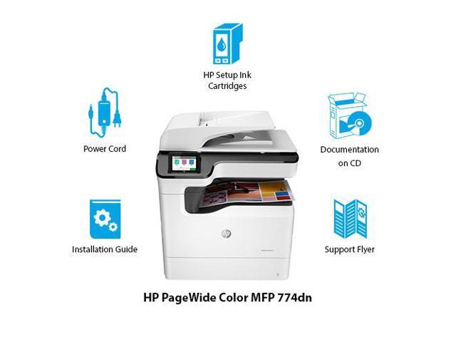 HP PAGEWIDE CLR MFP 774DN Printer - Newegg.com
