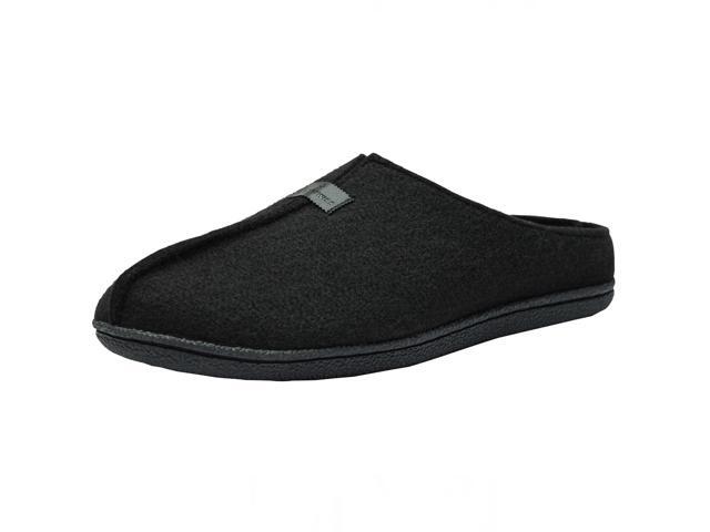 Alpine Swiss Mens Felt Faux Wool Clog Slippers Comfortable Cushion ...