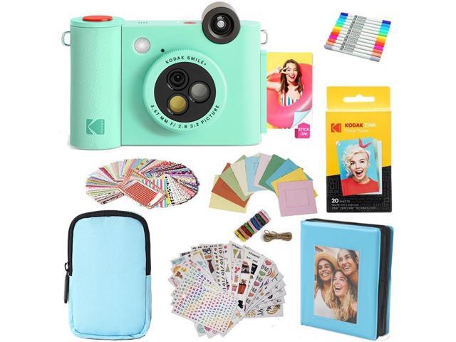 KODAK Smile+ 2-in-1 Digital Instant Print Camera & Photo Printer Gift ...