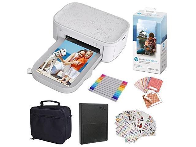 HP Sprocket Studio Plus 4x6 Instant Photo Printer Bundle: Photo Album ...