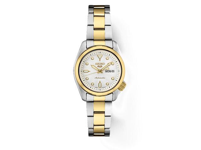 Seiko SRE004 5 Womens Sports Collection Watch - Stainless Steel/Gold ...