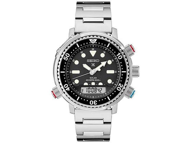 Seiko SNJ033 Mens Prospex Sea Solar Quartz Watch - Stainless Steel ...