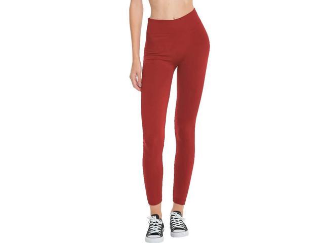Uni Hosiery Co. Sofra Ladies Fleece Lined Leggings - Burgundy - Newegg.com