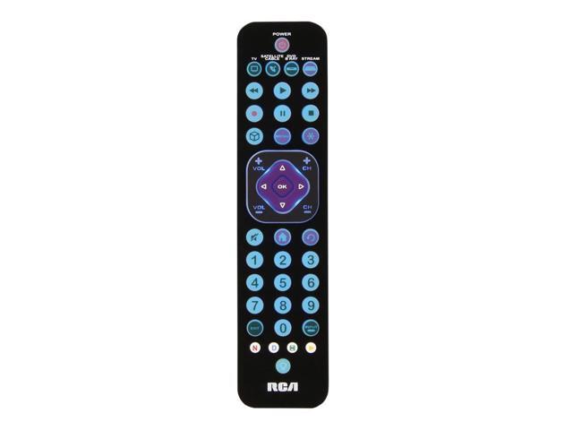 RCA Universal Remote Control Rechargeable - Black - Newegg.com