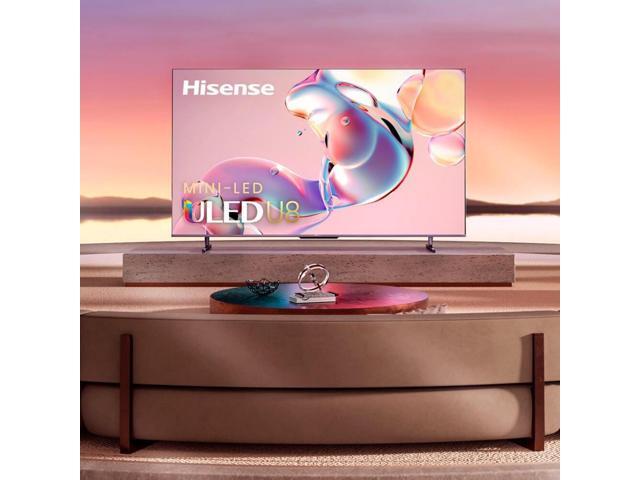Hisense 100U8K 100 inch Class U8 Series 4K Mini-LED QLED Smart Google ...