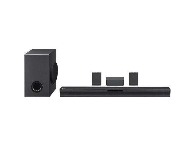 LG SQC4R 4.1 Ch Soundbar with Wireless Subwoofer and Rear Speakers ...