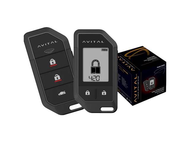 Avital 5308L 2-Way LCD Remote Start Security System with Alarm/Keyless ...