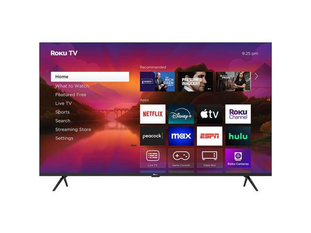 Roku 55R6C7 55 inch Class Plus Series 4K QLED Mini-LED Smart TV ...
