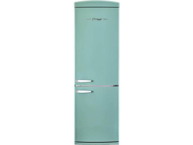 UNIQUE UGP340LTAC 12 Cu. Ft. Ocean Mist Turquoise Counter-Depth Retro ...